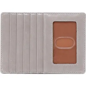 Hobo HOBO Euro Slide Leather Card Case Light Grey
