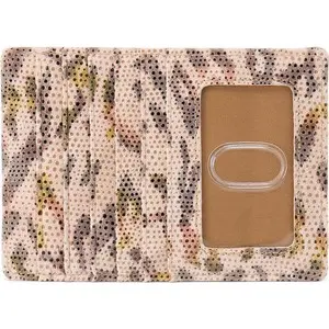 Hobo Euro Slide Leather Credit Card Case - Summer Safari