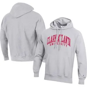 Champion Clark Atlanta University Panthers Tall Arch Pullover Hoodie - Gray
