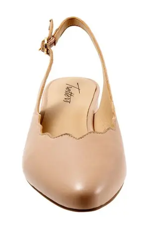 Trotters Joselyn Slingback Flat - Nude