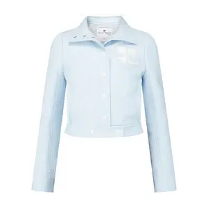 COURREGES Vinyl Reedition Jacket - Cloud Blue