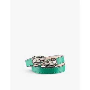 BVLGARI Serpenti Forever Wrap-around Bracelet - Green