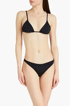 Onia Alexa Embellished Bikini Top