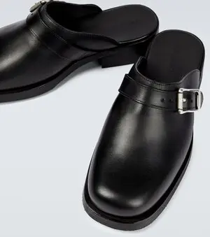 Our Legacy Camion Leather Mules