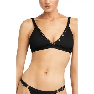 Robin Piccone Amy Triangle Bikini Top - Licorice