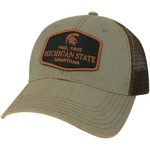 Our Legacy Michigan State Spartans Practice Old Favorite Trucker Snapback Hat - Gray