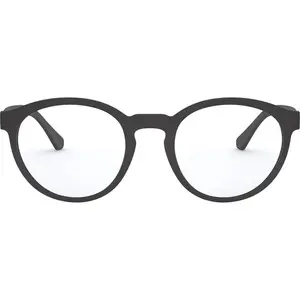 Emporio Armani Rectangular Eyeglasses - Matte Black