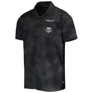 THE WILD COLLECTIVE Portland Timbers Abstract Cloud Button-up Shirt