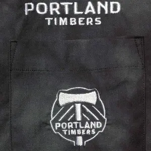 THE WILD COLLECTIVE Portland Timbers Abstract Cloud Button-up Shirt