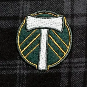 THE WILD COLLECTIVE Portland Timbers Buffalo Check Button-up Shirt