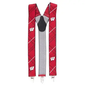 EAGLES WINGS Wisconsin Badgers Suspenders - Red