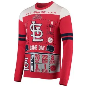 FOCO St. Louis Cardinals Ticket Light-up Ugly Sweater