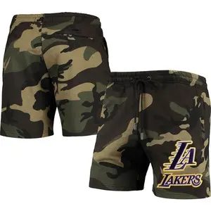 PRO STANDARD Los Angeles Lakers Team Shorts - Camo