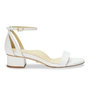 Sarah Flint Perfect Block Sandal 30 - White Calf