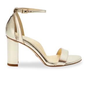 Sarah Flint Perfect Block Sandal 90 - Gold Nappa