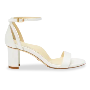 Sarah Flint Perfect Block Sandal 60 - White Calf