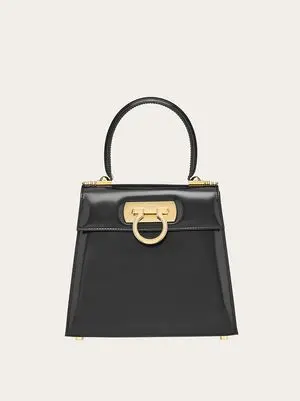 FERRAGAMO Iconic Top Handle Bag - Black
