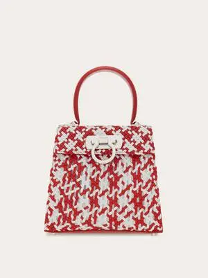 FERRAGAMO Iconic Top Handle Bag - Red