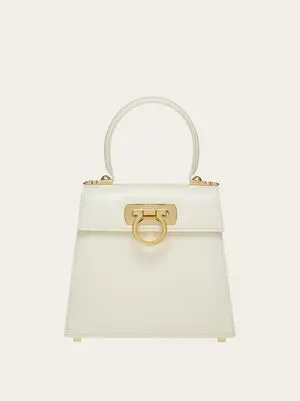 FERRAGAMO Iconic Top Handle Bag - White