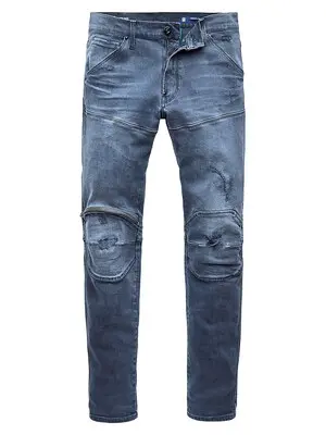 G-star Raw 5620 3d Zip Knee Skinny Jeans Faded Cascade Restored