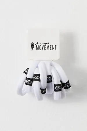 Free People FP Movement Hair Tie Pack White
