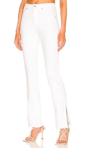 GRLFRND Harlow High Rise Boot Jeans With Split Hem