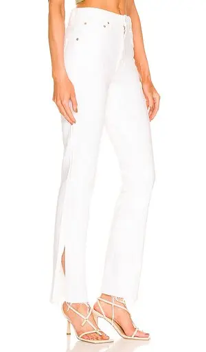 GRLFRND Harlow High Rise Boot Jeans With Split Hem