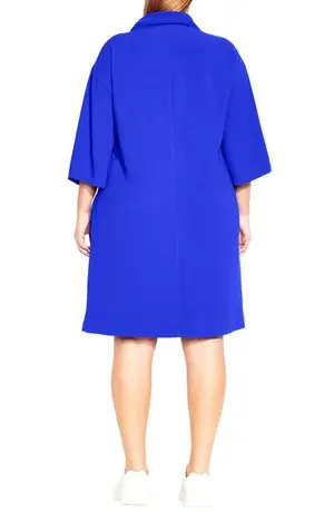 City Chic Refinity Cowl Neck A-line Dress