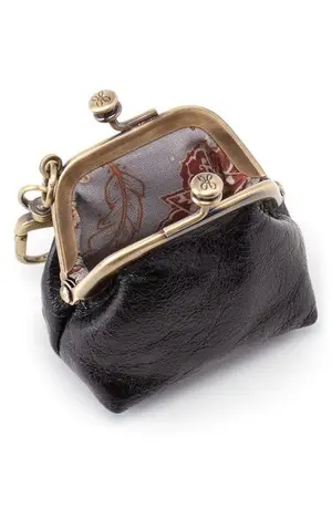 Hobo Run Clip Frame Leather Pouch