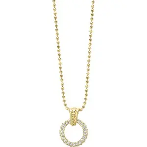 Lagos Meridian And 18k Gold Pendant Necklace - Diamond