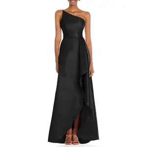 Alfred Sung One-shoulder A-line Gown