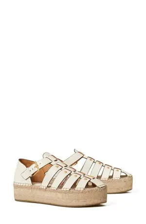 Tory Burch Fisherman Espadrille Platform Sandals