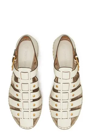 Tory Burch Fisherman Espadrille Platform Sandals