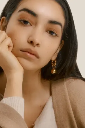Cuyana Large Sphere Dangle Earrings