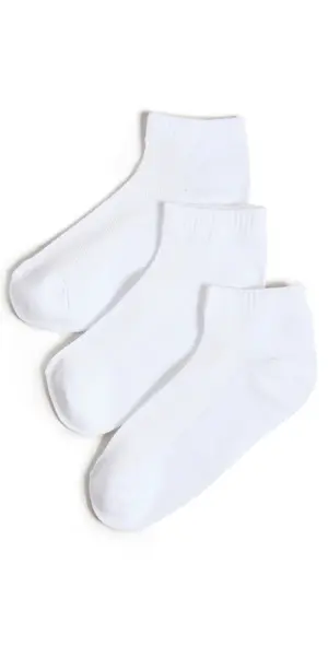 STEMS Stems Everyday Ankle Socks Pack Whites