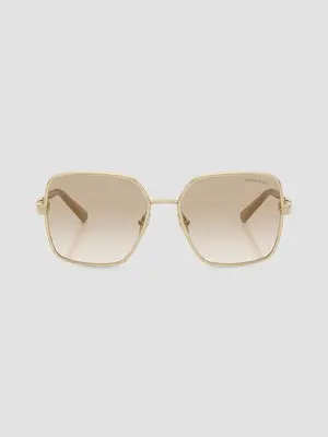 Tiffany & Co. 56mm Square Sunglasses - Gold