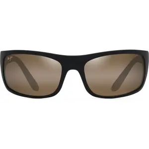 Maui Jim Maui Jim Peahi Sunglasses Matte Black