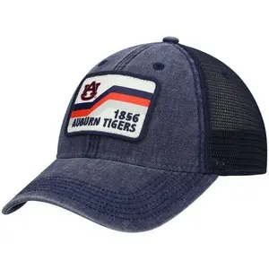 Our Legacy Auburn Tigers Sun & Bars Dashboard Trucker Snapback Hat - Navy