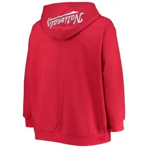 Profile Washington Nationals Lace-up V-neck Hoodie