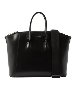 Givenchy Givenchy - Antigona Sport Small Leather Handbag - Womens - Black - Black