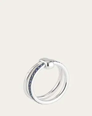 Pomellato Iconica Sapphire Ring - White Gold