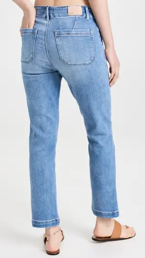 Paige Mayslie Straight Ankle Jeans