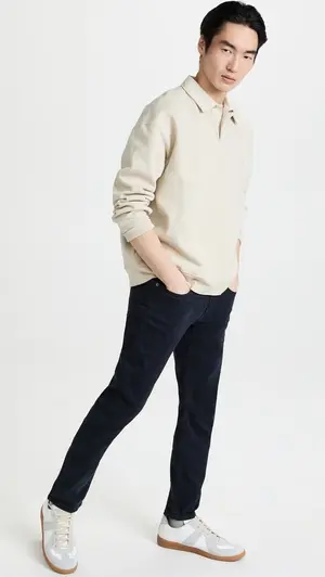 FRAME L'homme Slim Twill Jeans - Navy