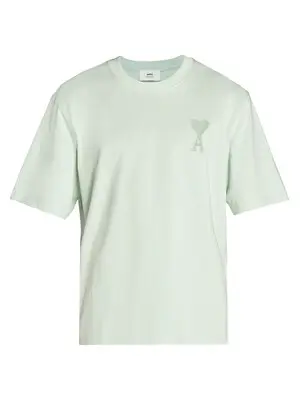 AMI Paris Ami De Coeur Crewneck T-shirt Green