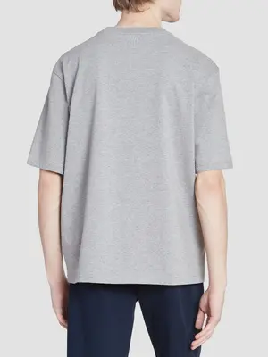 AMI Paris De Coeur Crewneck T-shirt - Grey