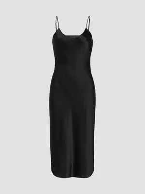 NILI LOTAN Silk Cami Dress - Black