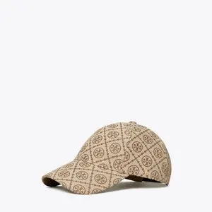 Tory Burch Tory Burch T Monogram Baseball Cap Hazelnut