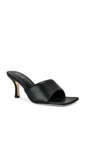 Raye Abie Square Toe Spool Heel Mules