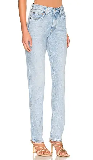AGOLDE Lyle Low Rise Slim Jeans - Switch