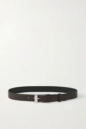 THE ROW The Row Jewel Leather Belt Brown